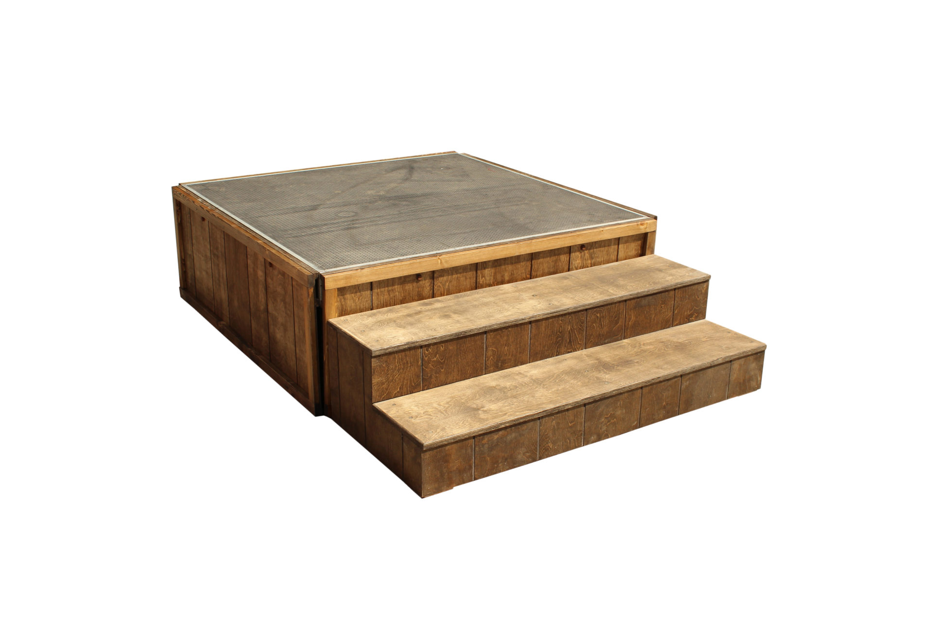 Farm Wood Stage Stairs | Encore Events Rentals