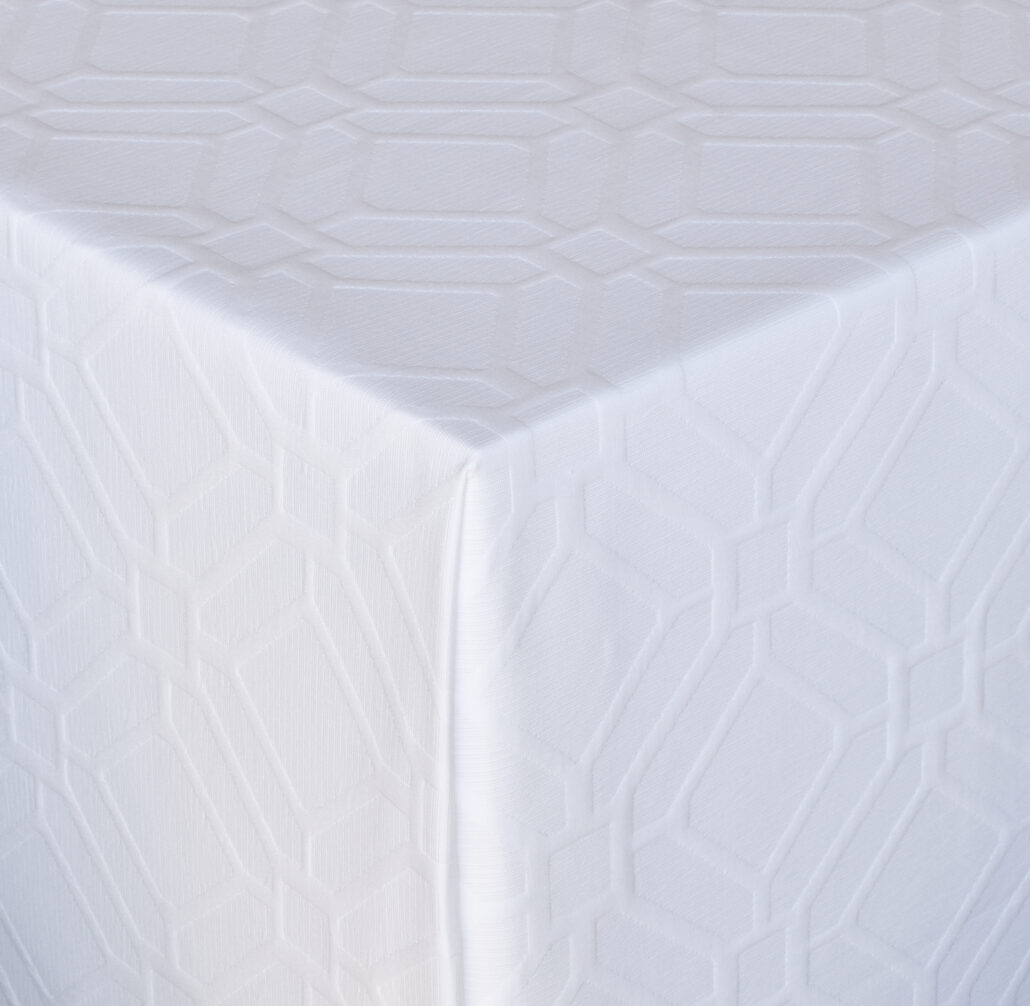 Amalfi White Linen | Encore Events Rentals
