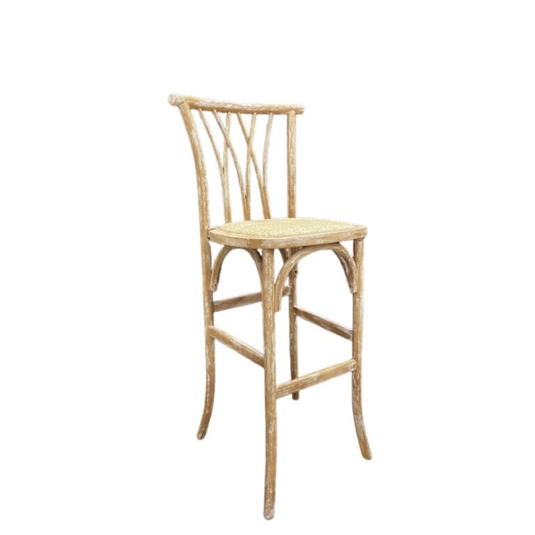 Birch Bar Stool, Natural | Encore Events Rentals
