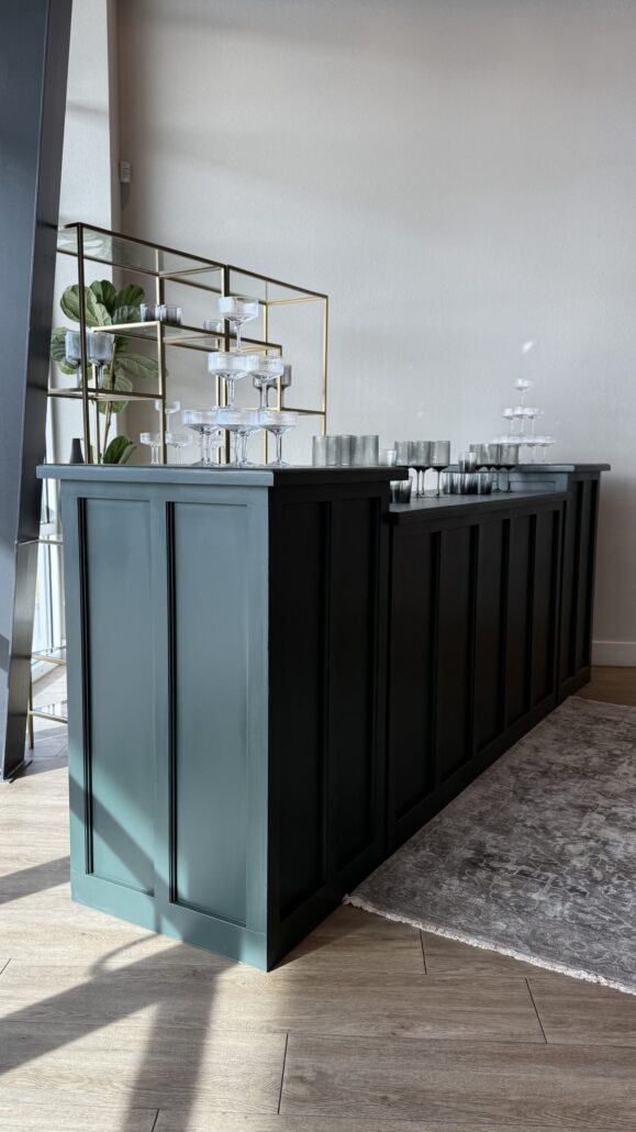 Belvedere, Forest Green Bar | Encore Events Rentals