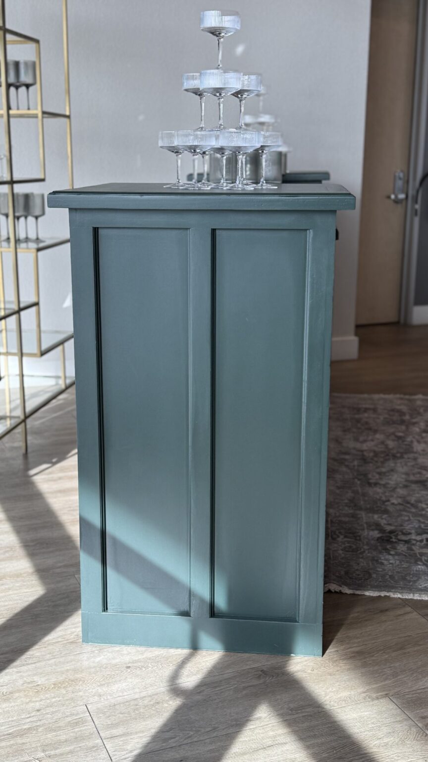 Belvedere, Forest Green Bar | Encore Events Rentals