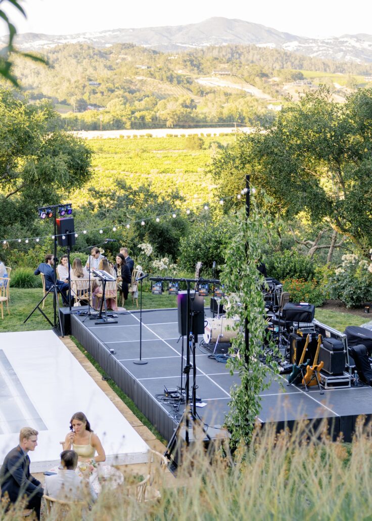 Front Stage Panel, Black | Encore Events Rentals