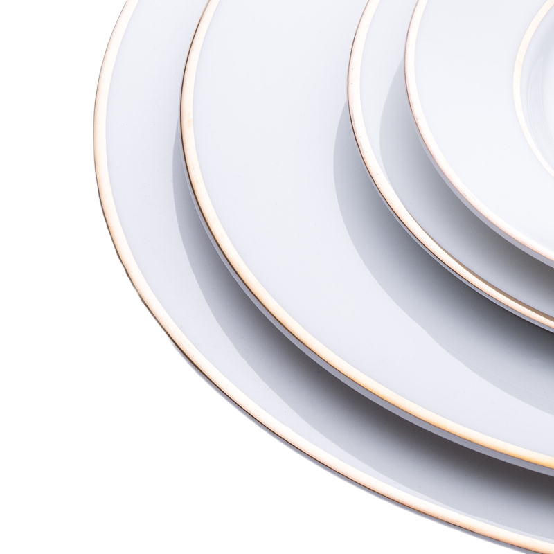 White China with Gold Rim Rental | Encore Events Rentals : Encore ...