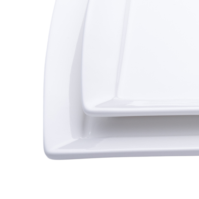 White Rectangular China Rental | Encore Events Rentals : Encore Events ...