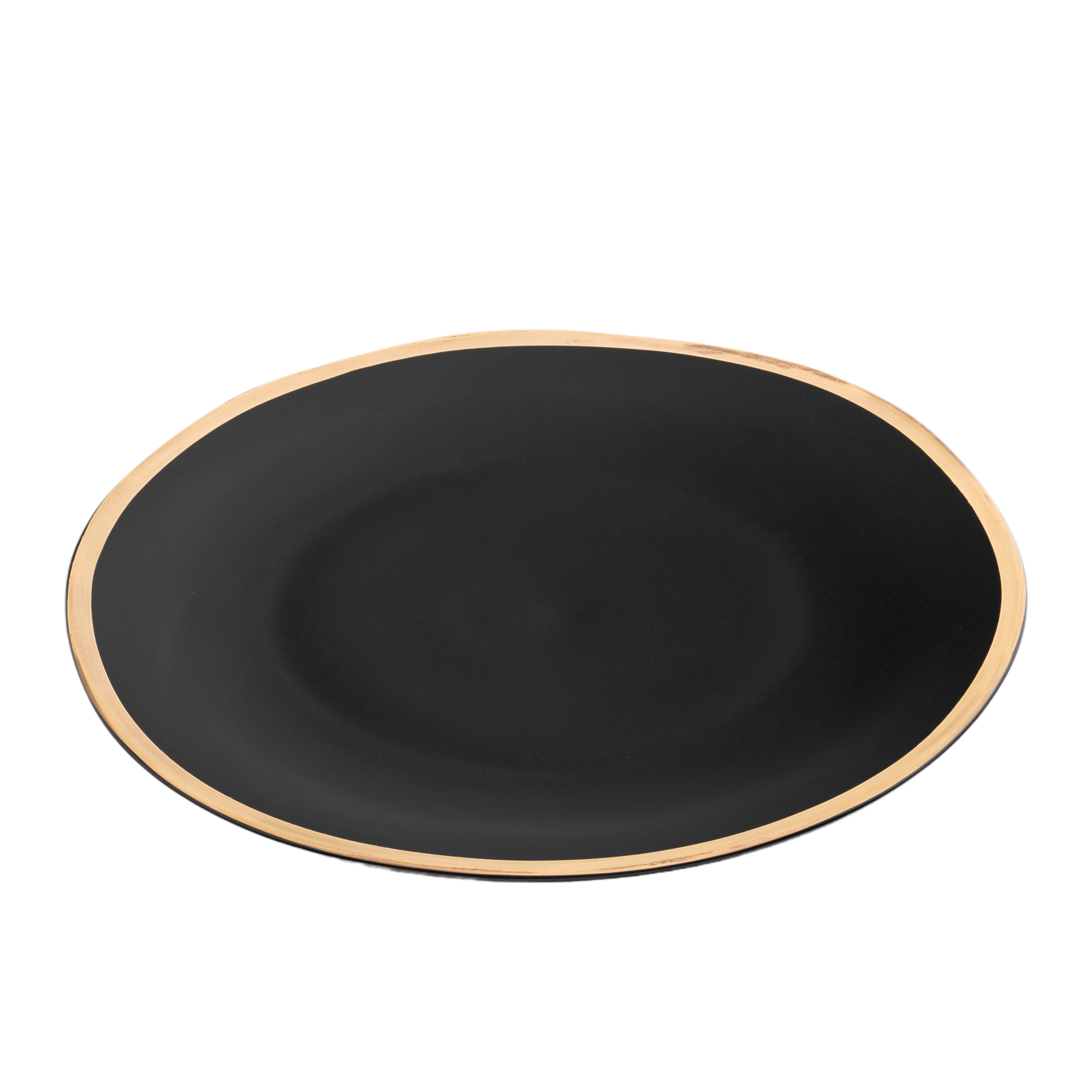 Terra Black Gold Rim China | Encore Events Rentals : Encore Events Rentals