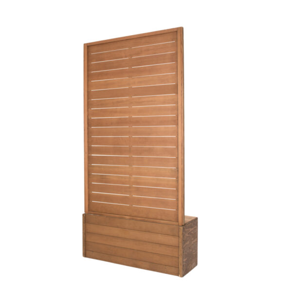 Wall, Slat Wood, 4' X 8' | Encore Events Rentals