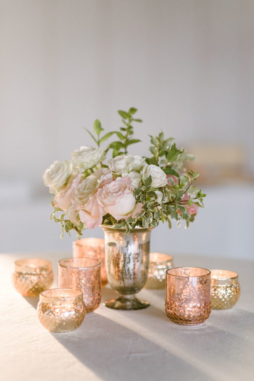 Array, Rose Gold Votives | Encore Events Rentals