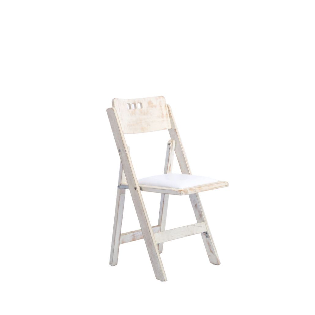 Distressed 3 Hole Chair Rental | Encore Events Rentals